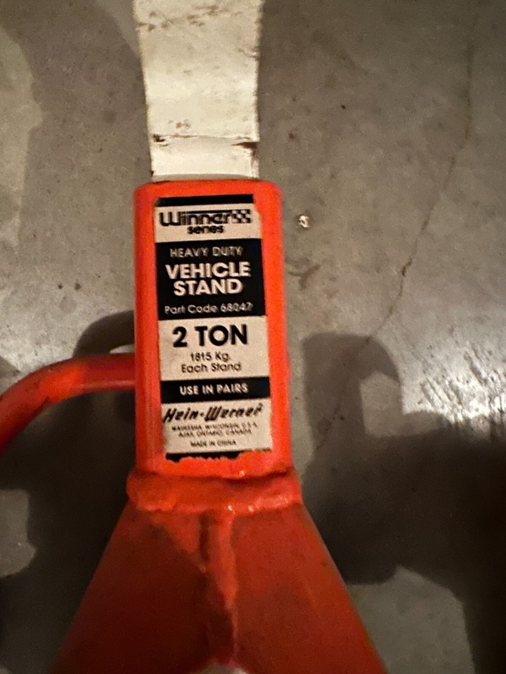 Hein-Werner 2 Ton or 4000 LB Capacity Steel Jack Auto Stands x 4 | eBay