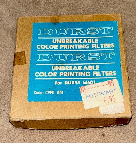 Durst Color Printing Filters for Durst M601 Enlarger Unbreakable ...