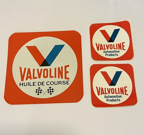 VINTAGE NOS VALVOLINE RACING OIL 1960s 70s Decal Sticker Hot Rod Gasser ...