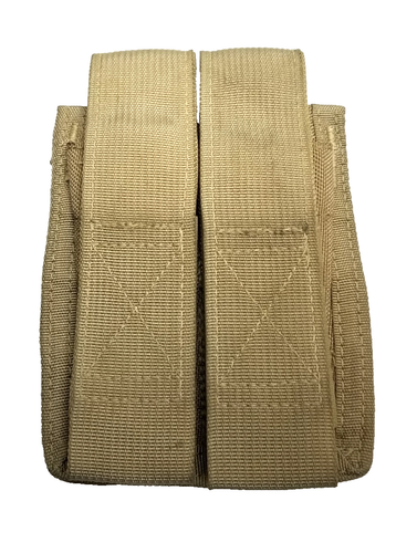 USGI Military Desert Tan MOLLE II Double Pistol Magazine Pouch - MINT ...