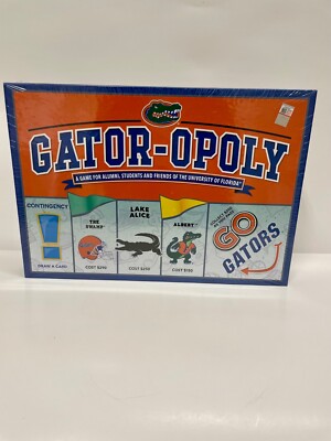 Gator-Opoly A University Of Florida themed Monopoly Game NEW, Unopened ...