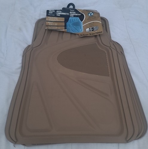 NOS Vintage Kraco Floor Mats 4pc Rubber Automotive Tan Car Truck ...