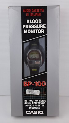 CASIO BP-100 BLOOD PRESSURE MONITOR - OROLOGIO VINTAGE - NUOVO | eBay