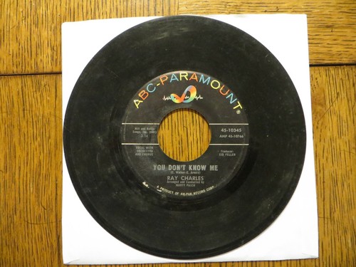 Ray Charles – You Don't Know Me 1962 ABC-Paramount 45-10345 7" Single G ...
