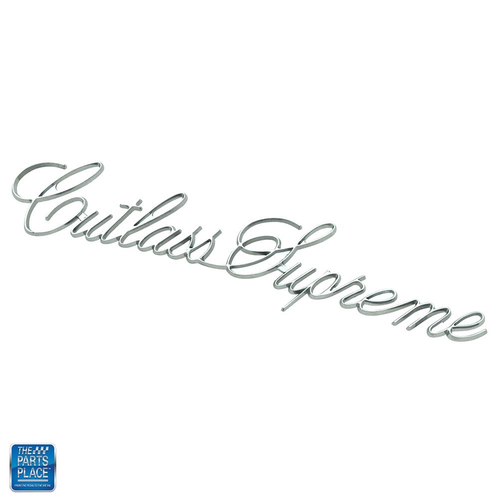 1973-1977 Cutlass Supreme Script Trunk Emblem New | eBay