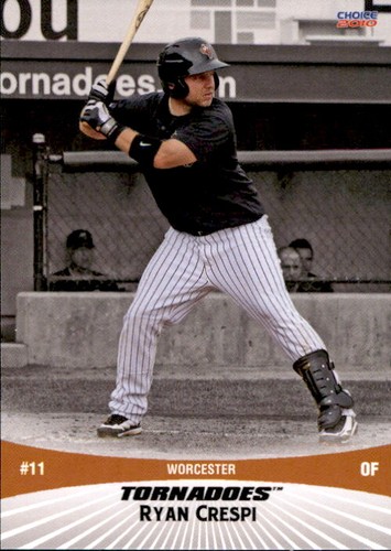 2010 Worcester Tornadoes Choice #7 Ryan Crespi Sparta New Jersey ...
