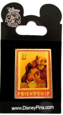USPS 2004 THE ART OF DISNEY STAMP 37 CENTS MUFASA & SIMBA FRIENDSHIP ...