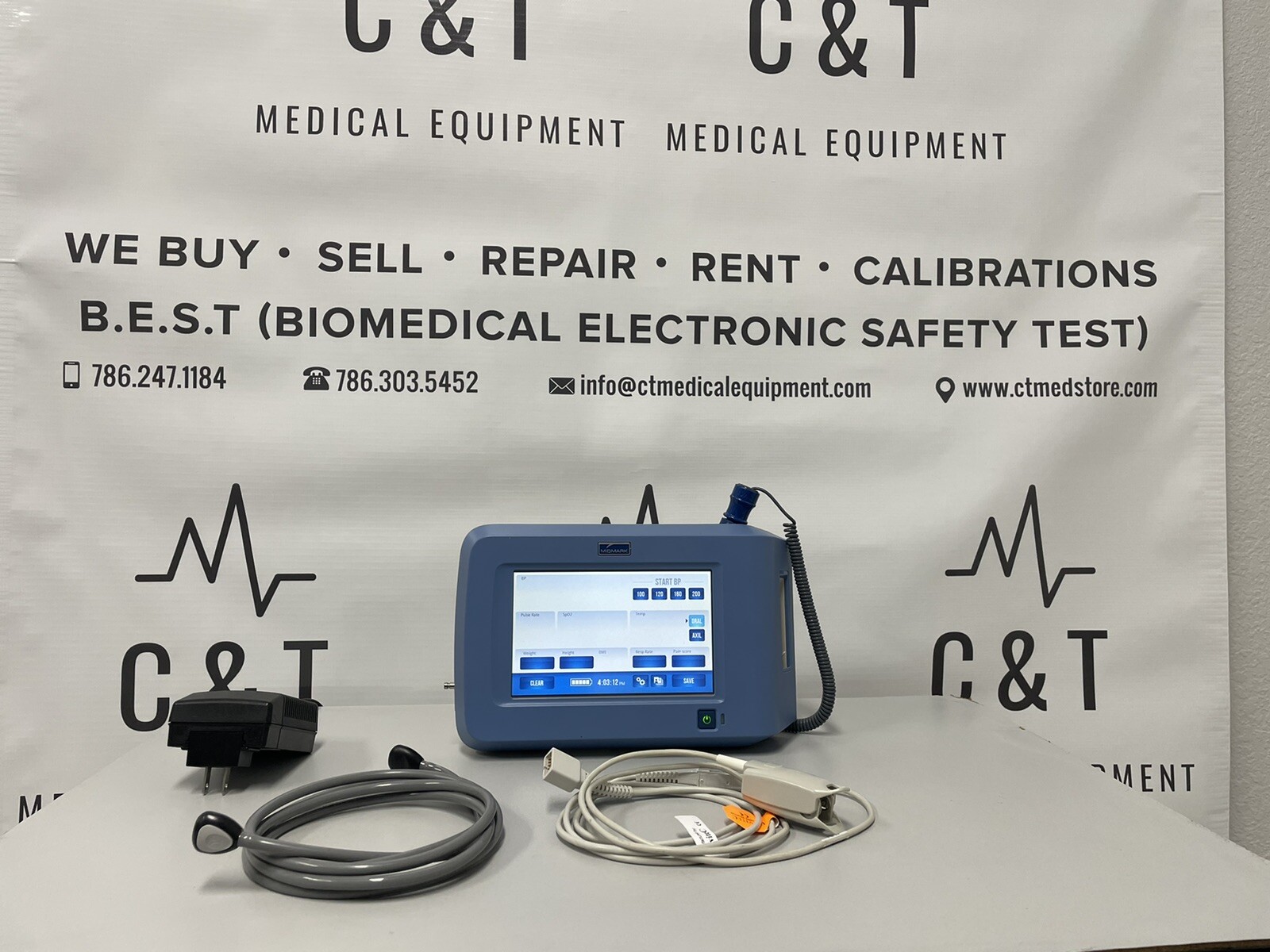 Midmark IQ Vitals PC Vital Signs Monitor with Temp,SpO2 & BP ...