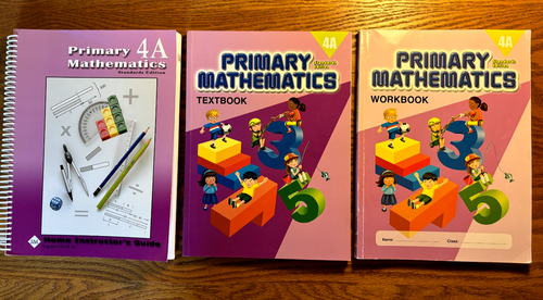 Singapore Primary Mathematics 4A, Standards Ed., Textbook, Workbook and ...