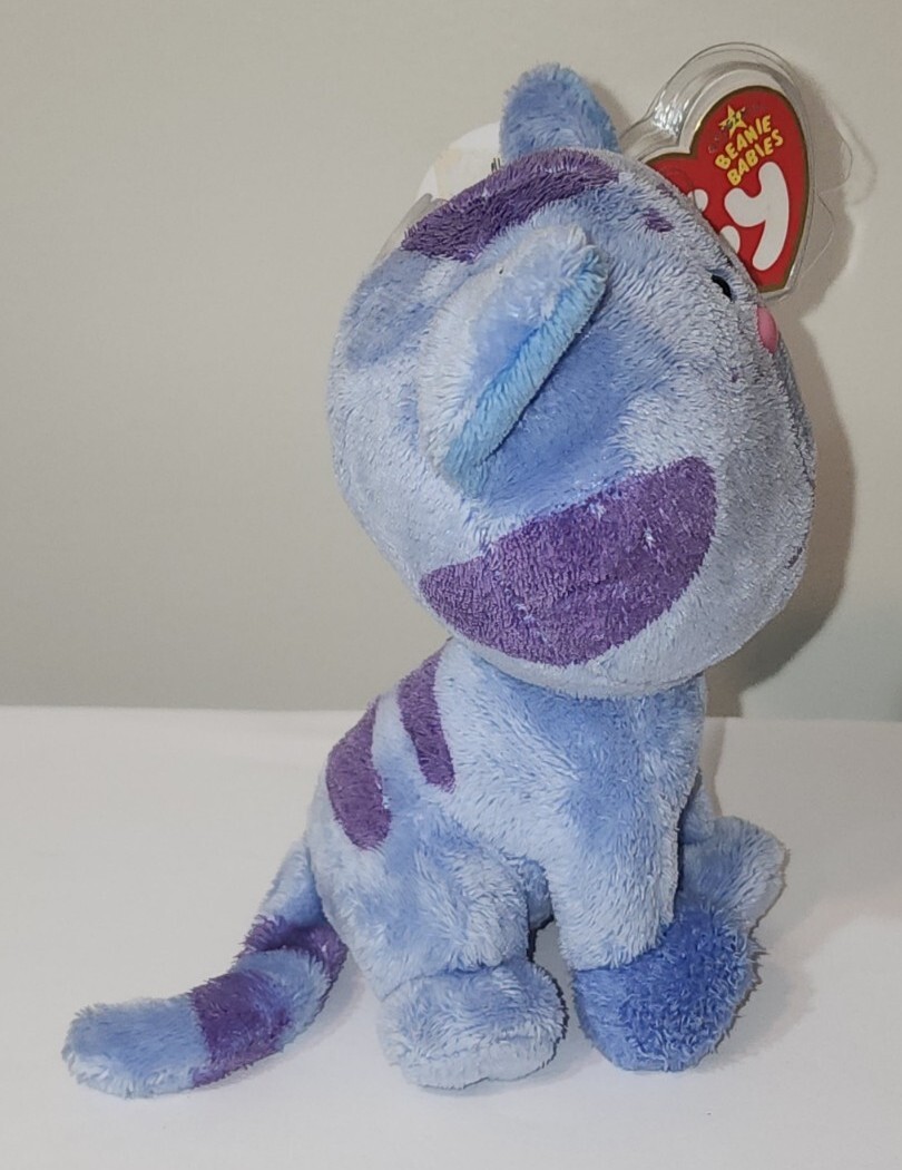 Ty Beanie Baby - PERIWINKLE the Cat (USPS PROMO)(Nick Jr. - Blues Clues ...
