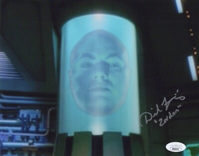 Mighty Morphin Power Rangers- David Fielding, Zordon signed 8x10 photo ...