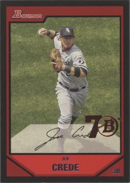 2017 Bowman - 70th Anniversary Buybacks Bronze #2007-82 Joe Crede for ...