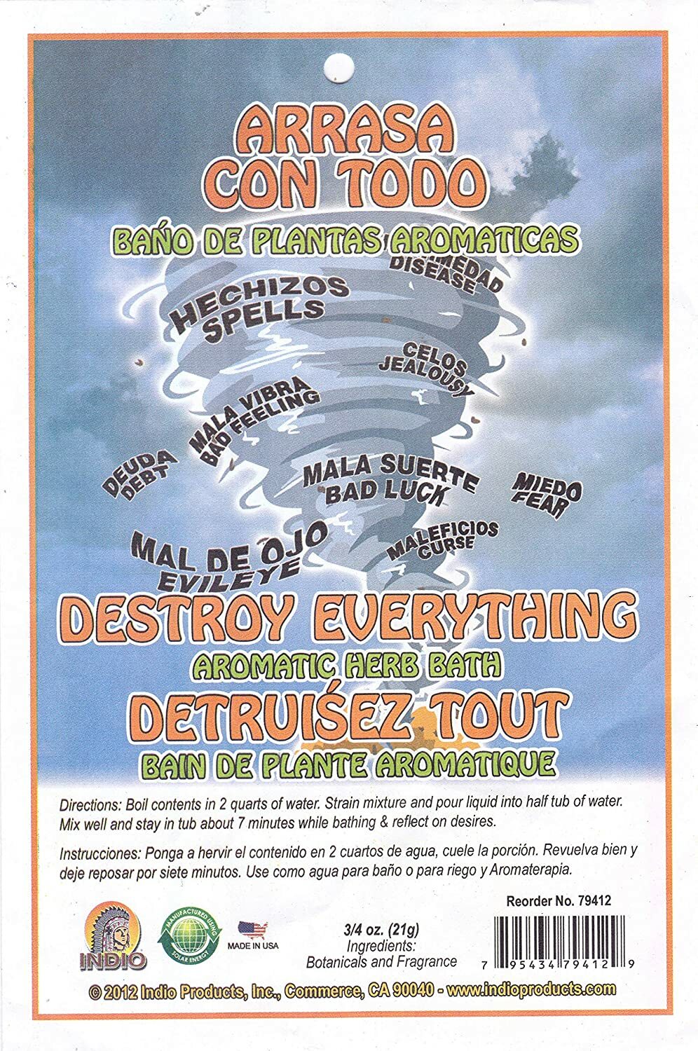 BANO BATH, ARRASA ARRAZA CON TODO, DESTROY EVERYTHING, DETRUISEZ TOUT ...