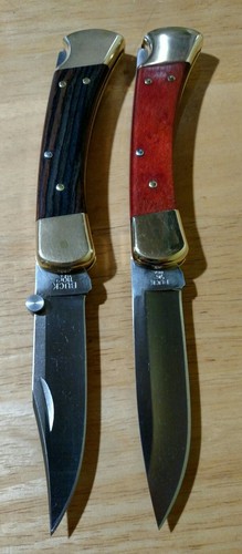 Buck Knives 110 Rosewood Drop Point Folding Hunter Knife 110rwssh for ...