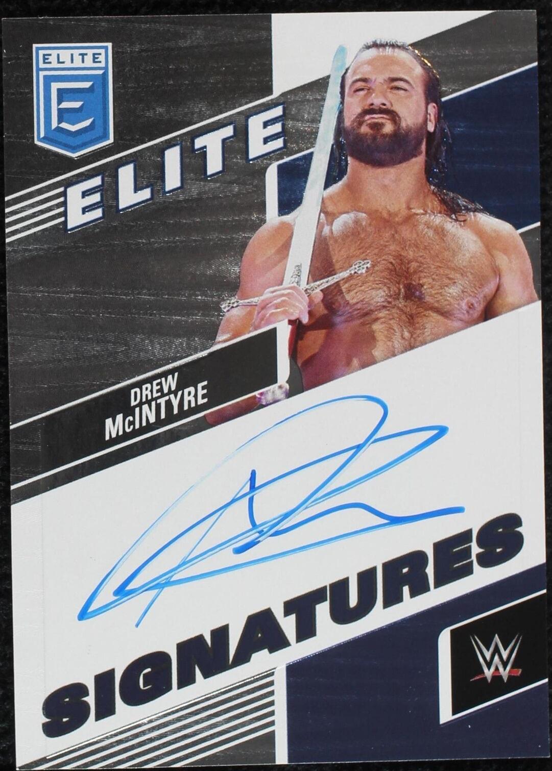 2023 Panini Donruss Elite WWE - Elite Signatures Drew McIntyre #ES-DMI ...