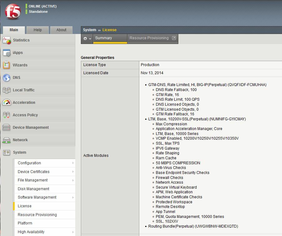 F5-BIG-LTM-10200V-S w/ LTM,vCMP,GTM,DNS,Max SSL, i15800 License & Wty ...