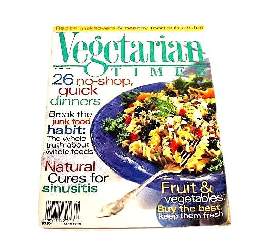 Vegetarian Times Magazine Fruit & Vegetables - VG+ | eBay