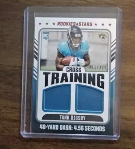 2023 Rookies & Stars Tank Bigsby Cross Training Dual Patch Rookie Card ...