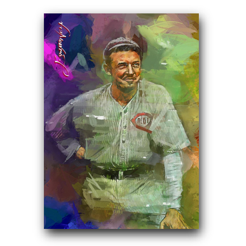 Christy Mathewson #11 Art Card Limited 13/50 Vela Signed (Cincinnati ...