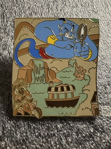 DISNEY PIN VENTURE MYSTERY PUZZLE MAP GENIE JUNGLE CRUISE DISNEYLAND LR ...