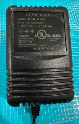 Linear 12VDC/1000mA Output 120VAC Input Power Supply | eBay