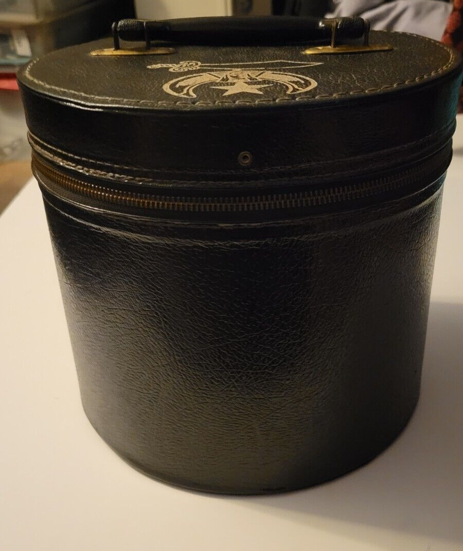 Aleppo Masonic Shriners Burgundy Wool Fez Hat Size 7 1/2” Freemasons ...