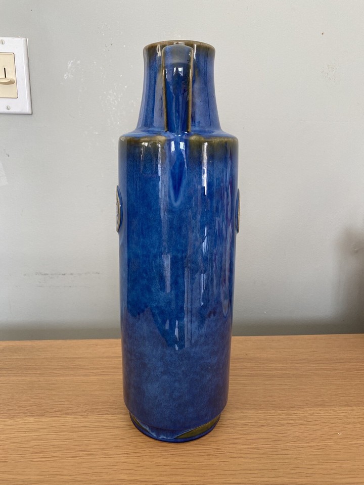 STUNNING 15.5” Tall SOHOLM STENTOJ DENMARK MARIA PHILIPPI NORDLYS Blue ...