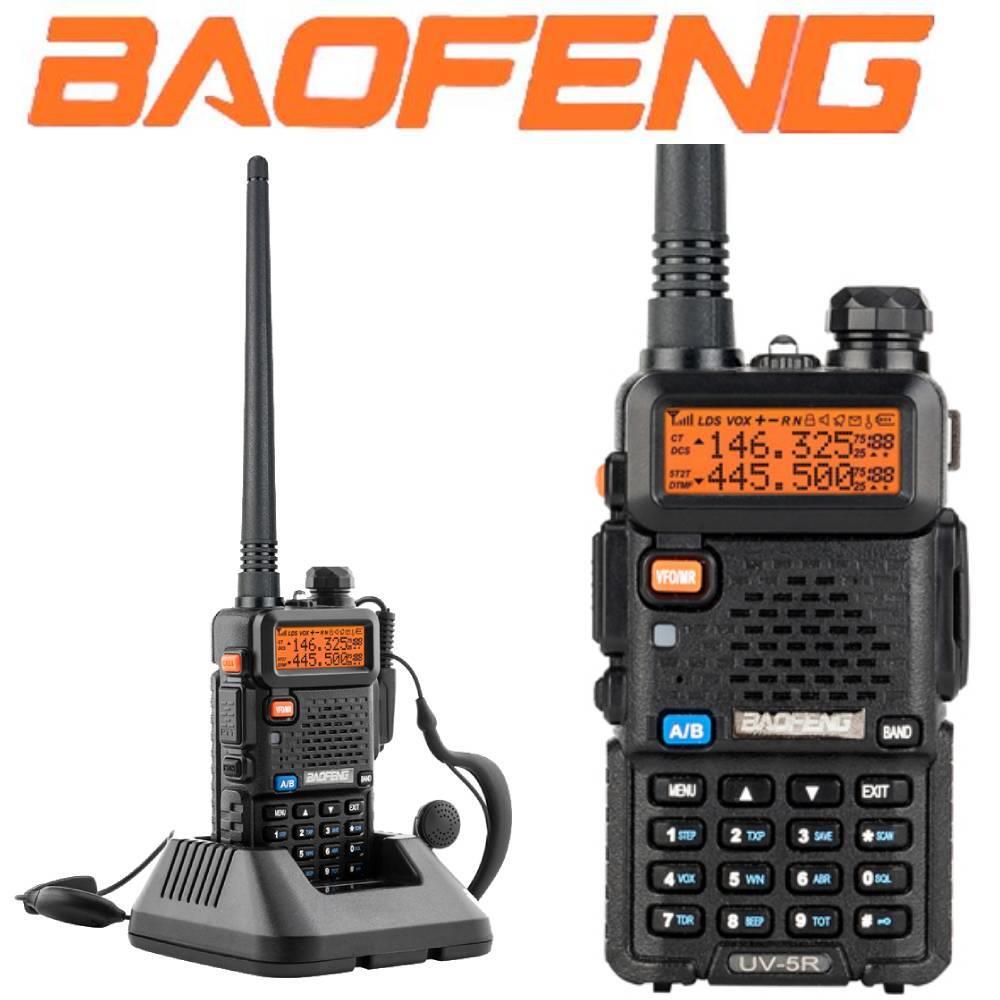 Baofeng UV-5R VHF UHF Dual Band Two Way Ham Radio Walkie Talkie 128CH ...