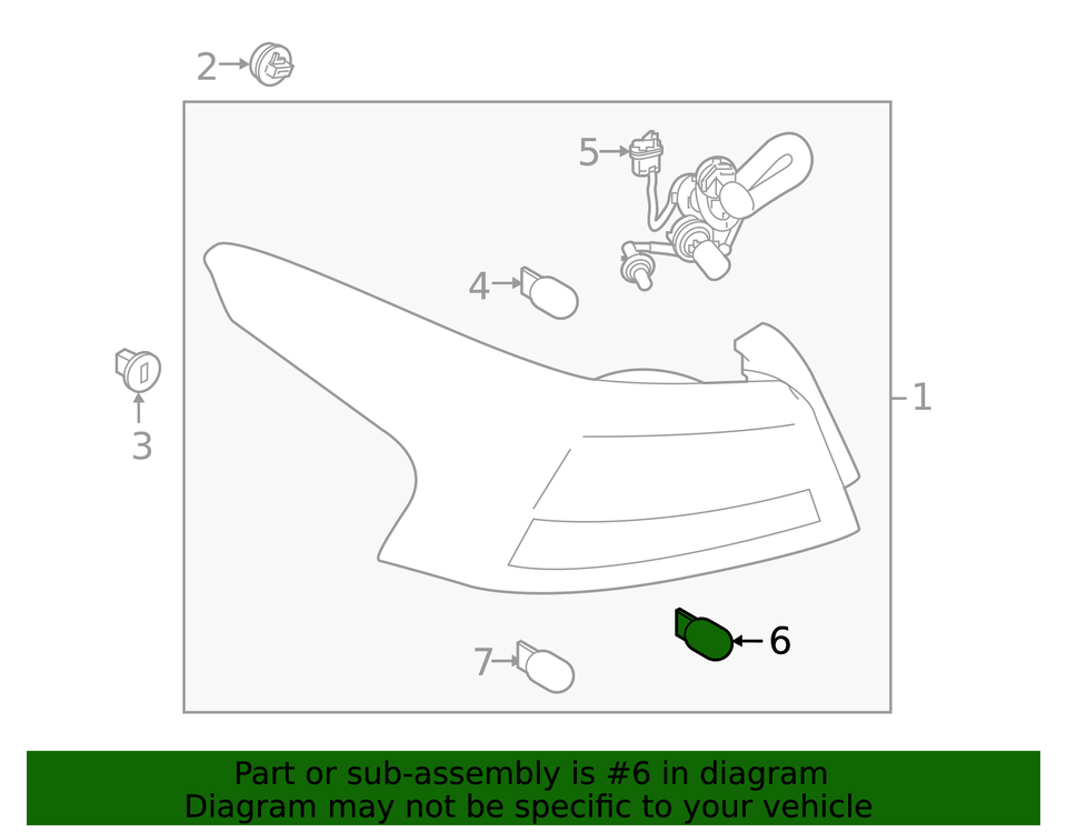 Genuine Nissan Bulb 26261-89949 | eBay