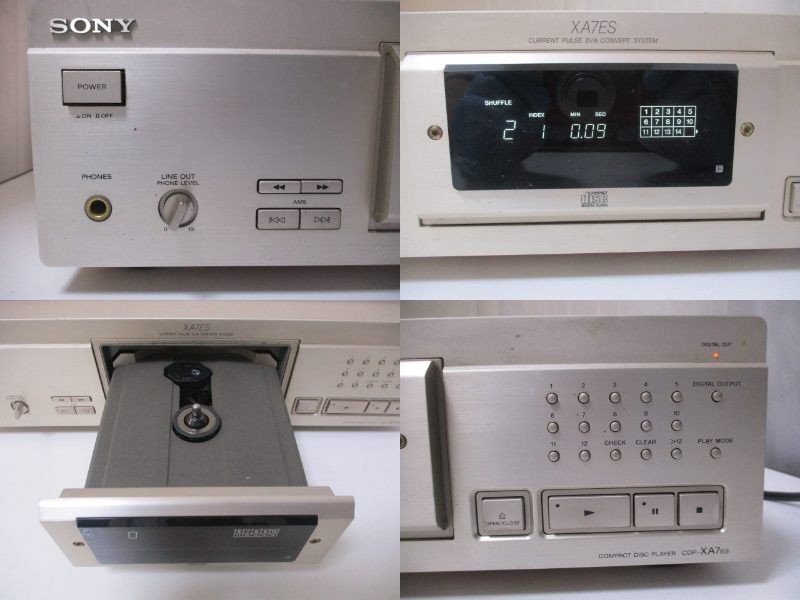 Sony CDP-XA7ES Audiophile CD Player (1990s) – Playback OK - Junk | eBay