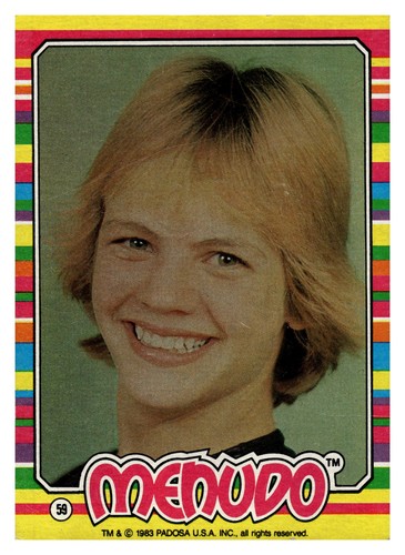 1983 Topps Menudo #59 Pop Music Puerto Rico Boy Band 5 | eBay