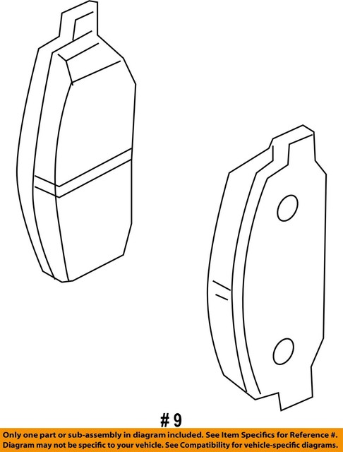 Nissan D40604CU2A Genuine OEM Brake Pads for sale online | eBay