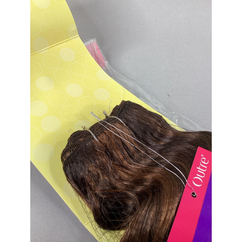 Outre Loose Deep 12" #C430 Dark Brown Highlights Blend Hair Extensions ...
