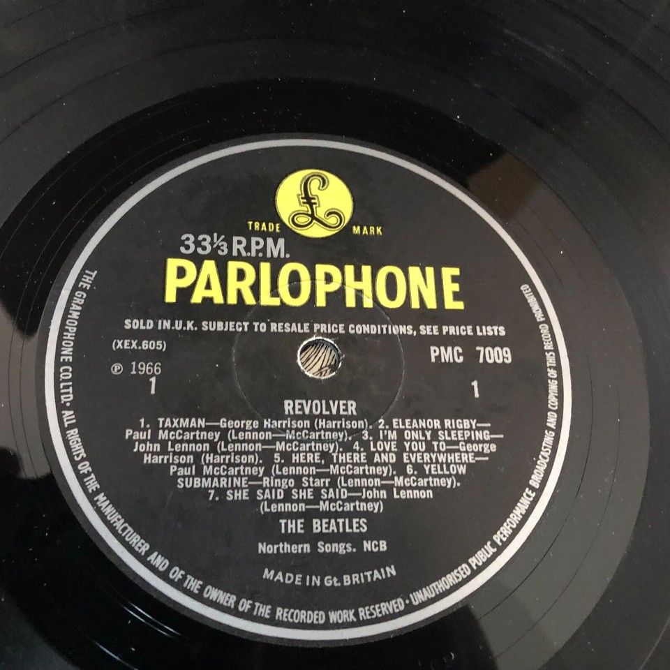 The Beatles Revolver Original 1966 Uk Parlophone Vinyl Lp Pmc 7009 | eBay