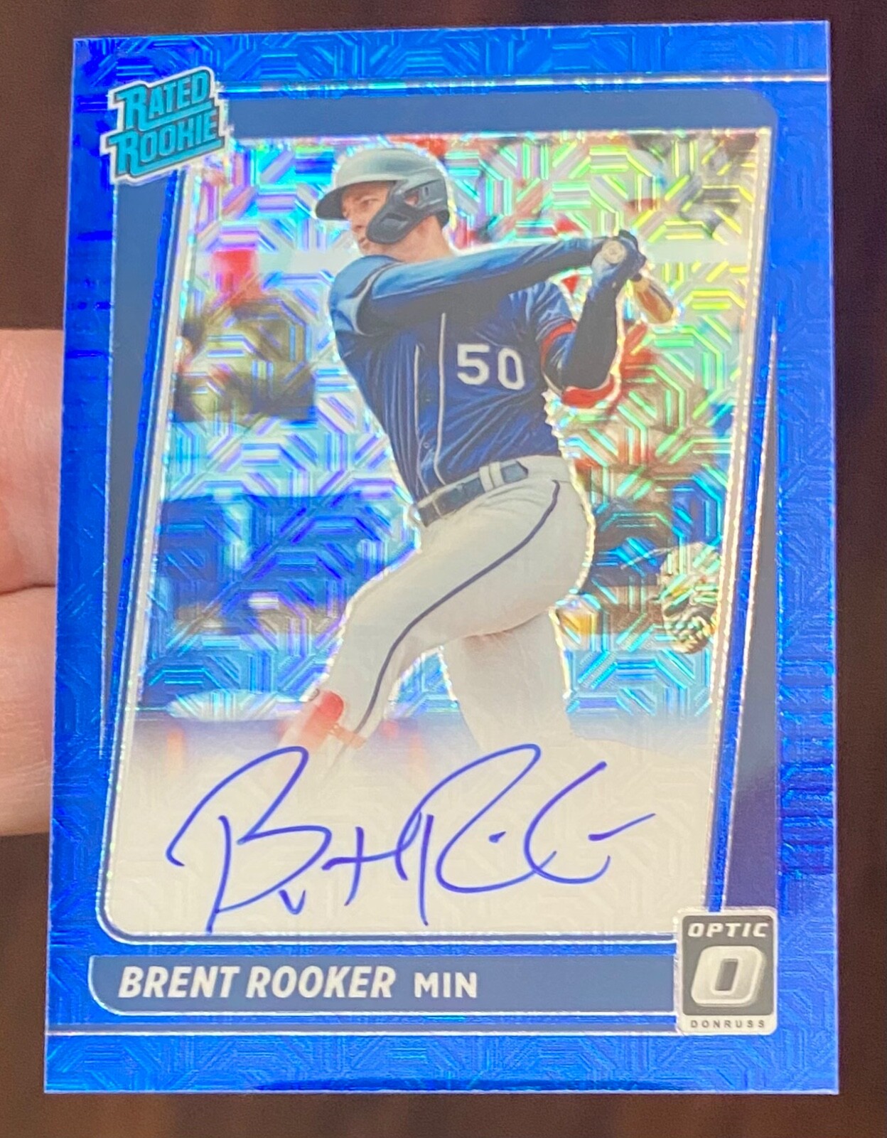 2021+Panini+Donruss+Optic+-+Rated+Rookie+Signatures+Blue+Prizm+%23RRS ...