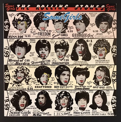 Rolling Stones - Some Girls - 1978 Celebrity Faces Cover | eBay