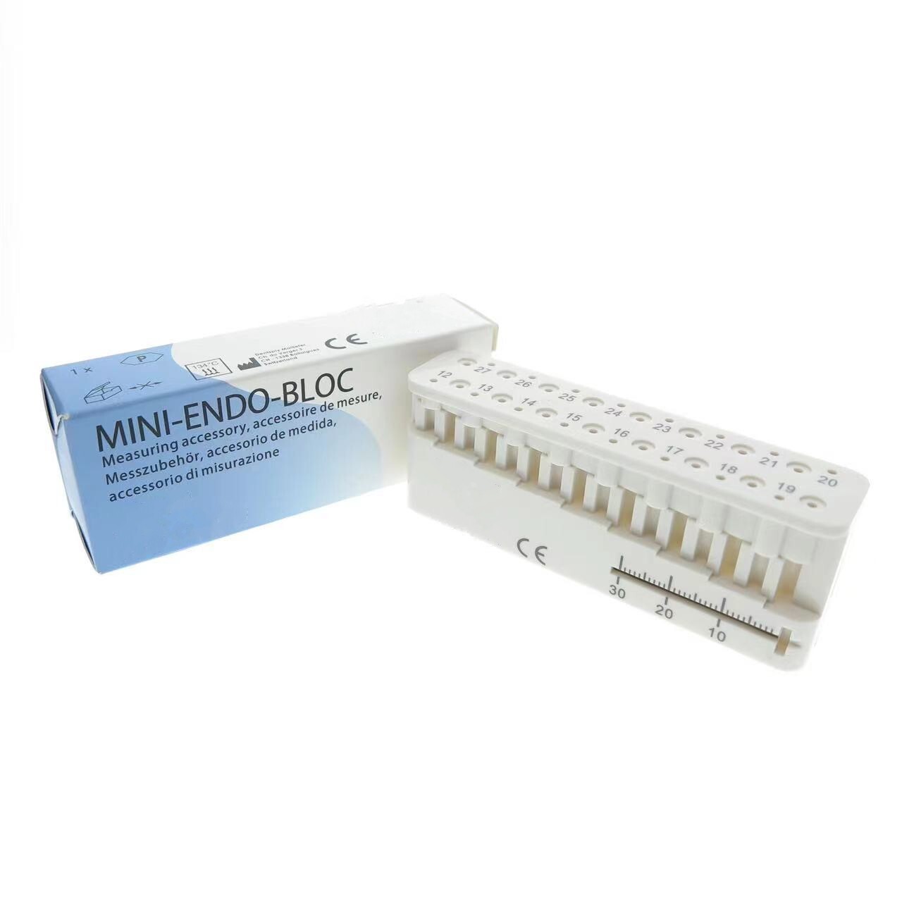 10x MINI-BLOC Stand Autoclavable Plastic Measuring Ruler for Dentsply ...