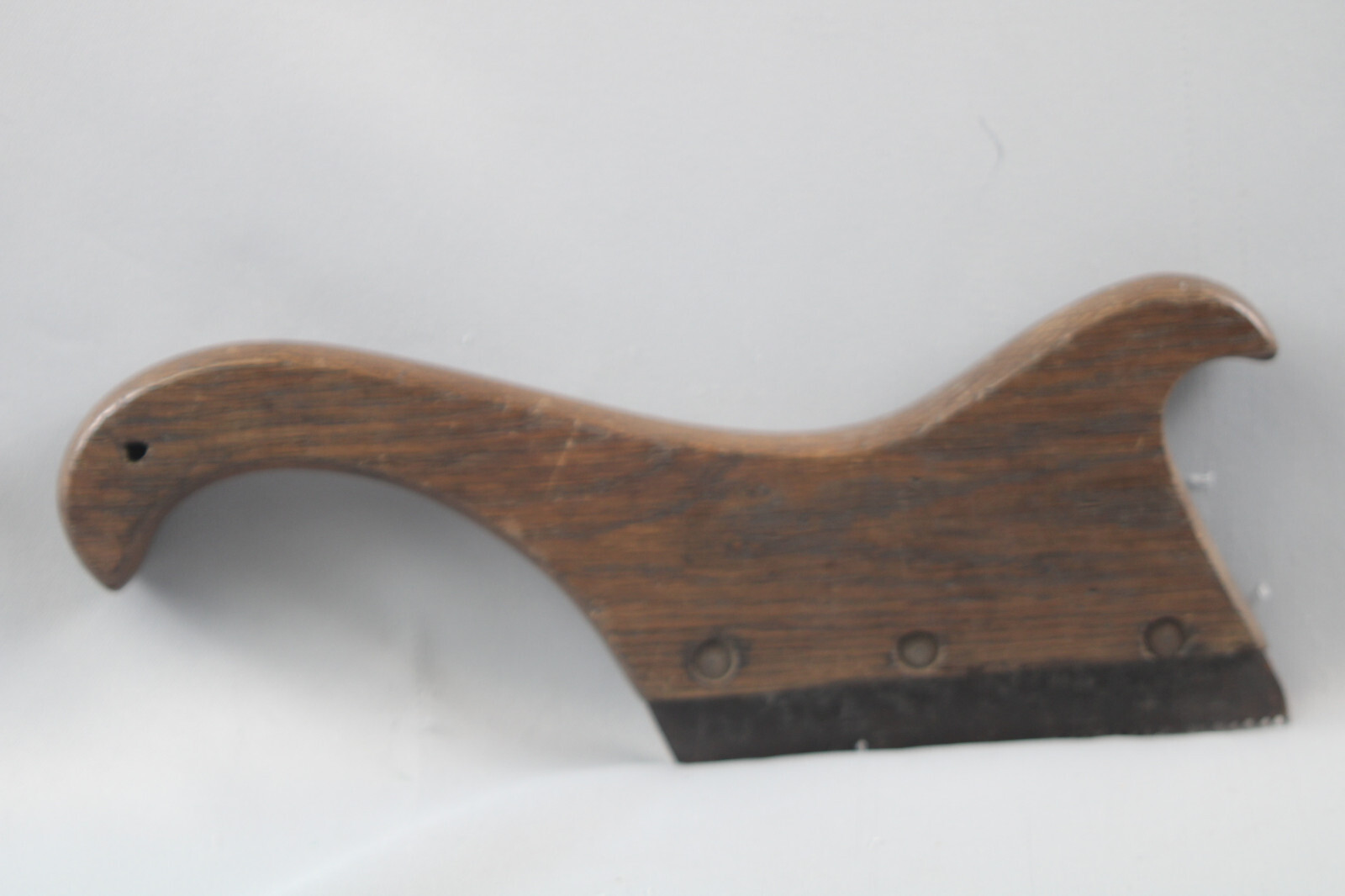 Fine 19th C., Antique Primitive Handmade Oak 5-3/4" ~ 8 PPI Stair Saw ...