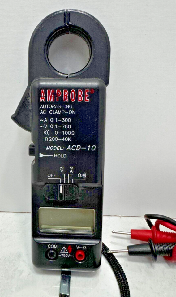 Amprobe ACD-10 Ultra AC Clamp-on Multimeter, 600V/600A Auto Ranging | eBay