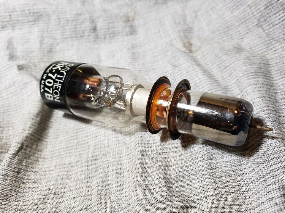 1 NOS Raytheon RK-707B Vacuum Tube reflex klystron ham radio Octal Base ...