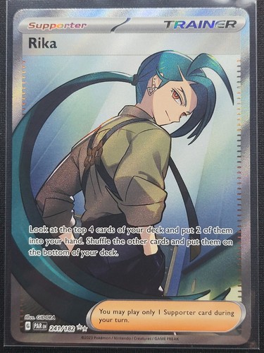 Rika 241/182 (Full Art Trainer) Paradox Rift Near Mint Pokemon TCG | eBay