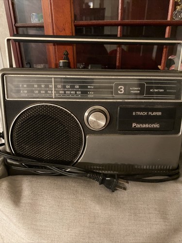 Vintage Panasonic 8 Track Player Model RQ 831A Portable Boombox AM FM ...