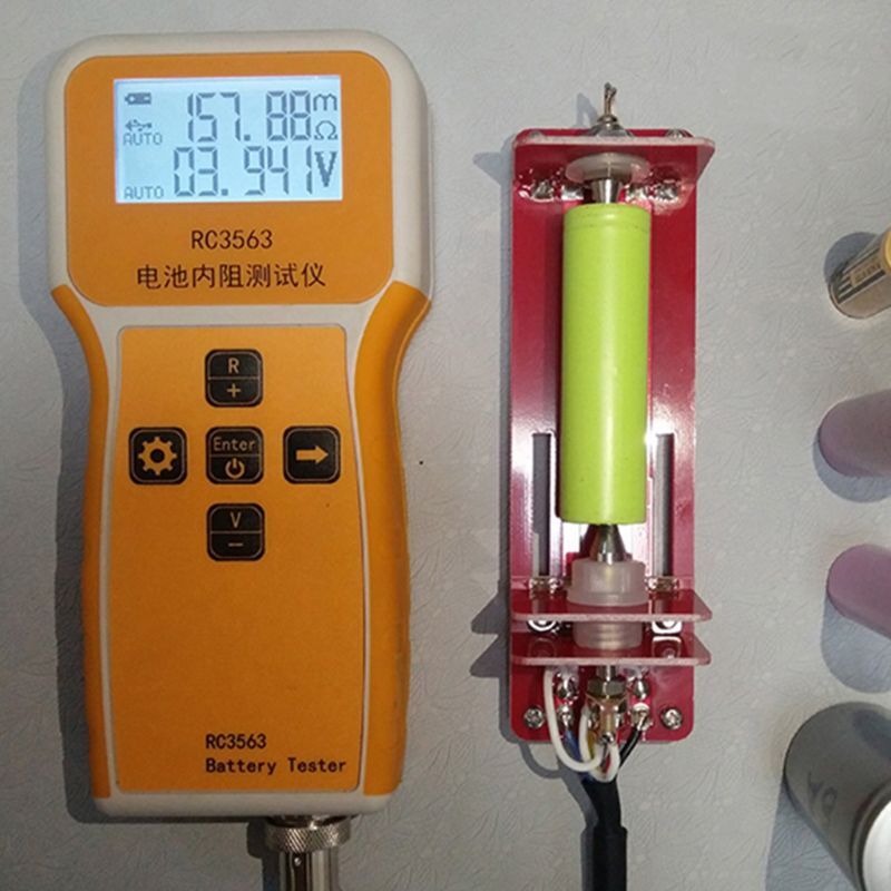 Tester with Test Lead Internal Resistance Meter Handheld Cell ...
