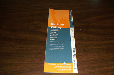 NOVEMBER 2010 NJT NEW JERSEY TRANSIT RARITAN VALLEY LINE PUBLIC ...