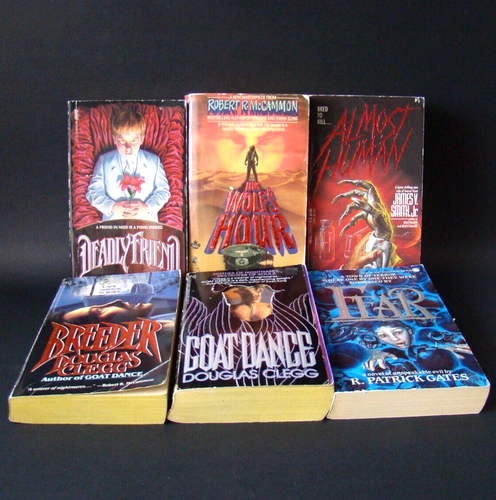 Paperbacks From Hell Lot Of 6 Vintage Horror Novels Rare OOP Mystery ...