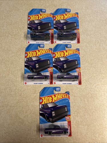 Hot Wheels Dollar General Exclusive Purple 83 Chevy Silverado | eBay