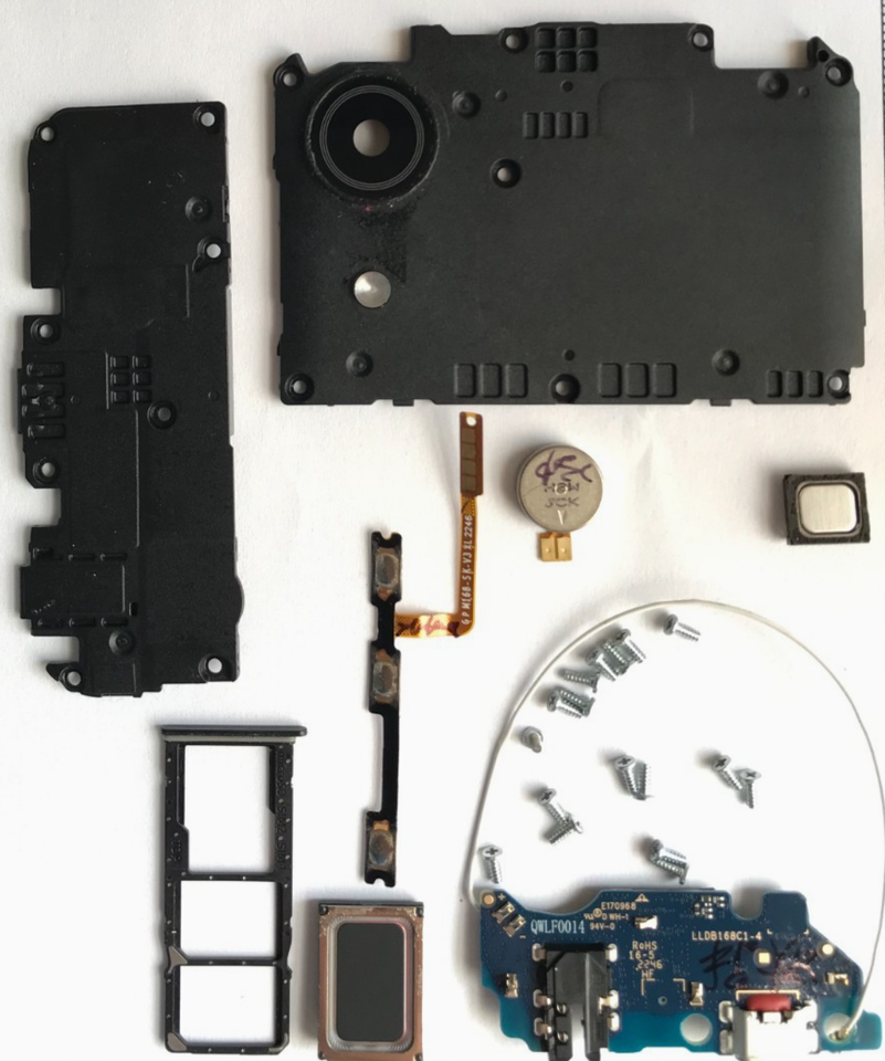 Samsung Galaxy A03 Core A032F Charging Port module with coaxial antenna ...