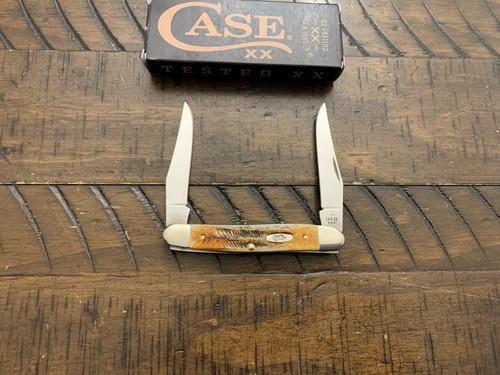 CASE XX MUSKRAT KNIFE BONE-STAG HANDLES w/BOX UNUSED 2025 | eBay