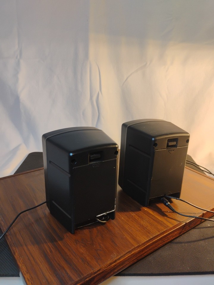 🔥Koss Dynamic Hi-Fi Bass Boost powered speakers, Pair 1990s vintage ...