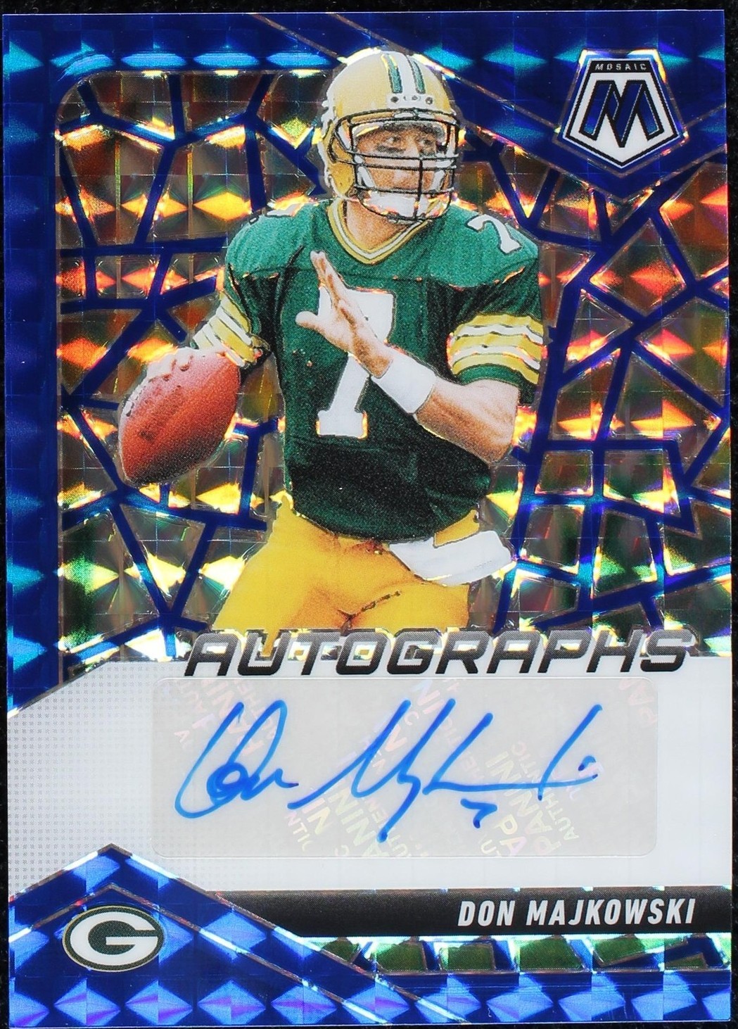 2025 Panini Mosaic - Autographs Mosaic Don Majkowski #AMC-DMI Blue ...